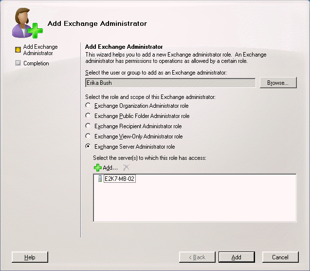 Assigning Exchange Administrator Roles | Slipstick Systems