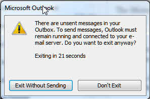 To delay sending a message in Outlook