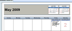 Modify Calendar Printing Assistant Templates