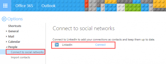 Sync LinkedIn Contacts with Outlook desktop