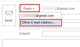Send from Other Addresses using POP3 or IMAP Accounts