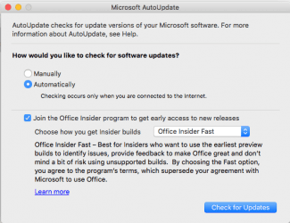 Get Office Insider Builds