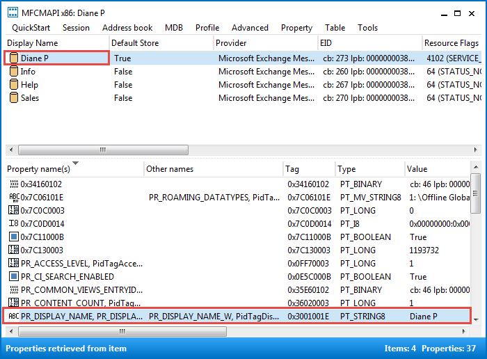 Rename Account in the Navigation Pane