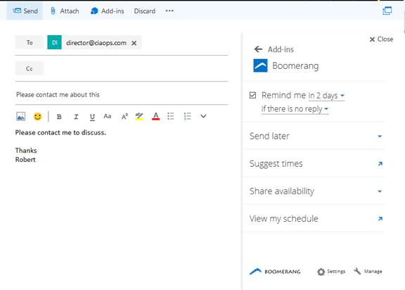Outlook on the web Add-ins