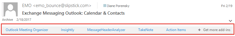 Outlook on the web Add-ins