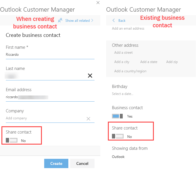 Sharing Customer Manager Records
